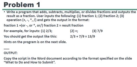 Solved Problem 1 • Write A Program That Adds Subtracts