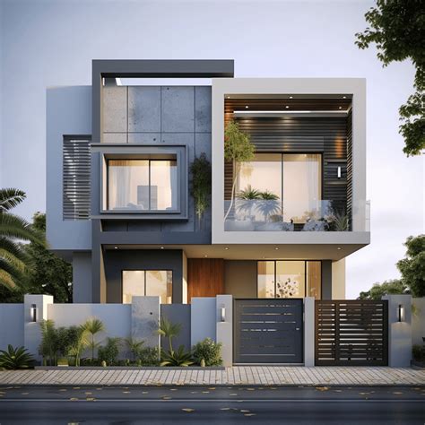 Double Floor Elegance Inspiring Front Elevation Designs