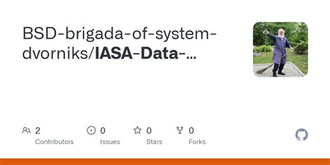 GitHub BSD Brigada Of System Dvorniks IASA Data Champ