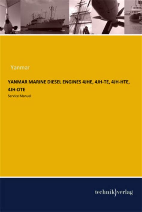 Yanmar Marine Diesel Engines 4jhe 4jh Te 4jh Hte 4jh Dte Von