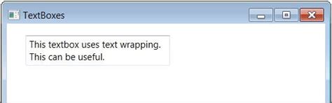 Wpf Textbox Multiline Textwrapping Maxlines And Scrollbars Ged