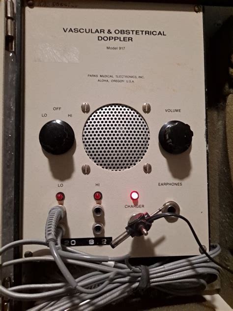 Used Parks Vascular And Obstetrical Doppler Model 917 Doppler Waveform Analyzer For Sale Dotmed