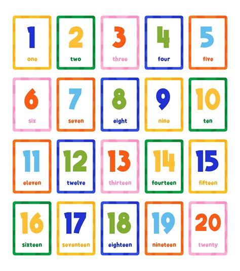 Numbers 1 20 10 Free Pdf Printables Printablee Printable Numbers