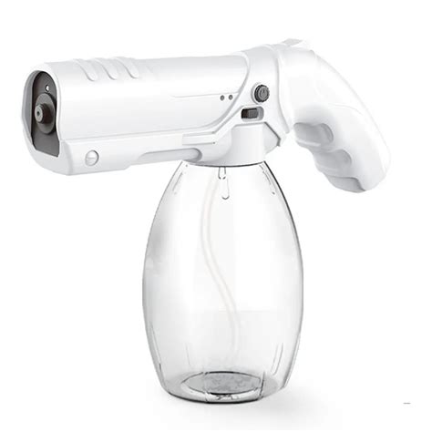 800ml 무선 충전식 소독 스프레이 어 핸드 헬드 살균제 블루 레이 분무기 안개 살균 티몬