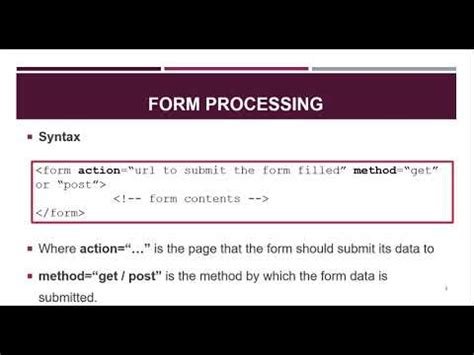 Episode PHP Forms Processing Lecture YouTube