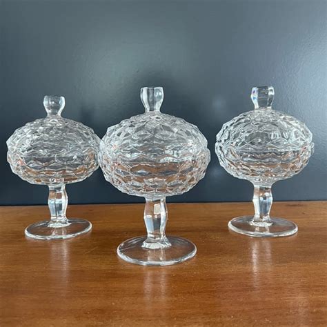 Footed Candy Dish Etsy