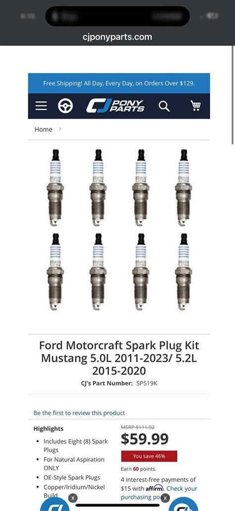 Spark Plugs Ngk Vs Motorcraft 2015 S550 Mustang Forum Gt
