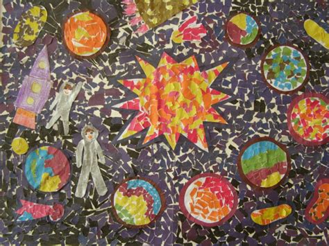 «Космос Коллективная работа для детей 5 6 лет 8 фото Воспитателям детских садов школьным