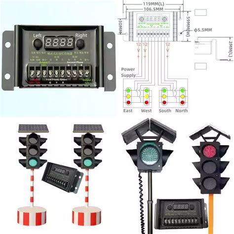 6 Output Mini Size Wire Traffic Light Controller