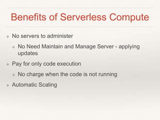 Aws Lambda And Accesing AWS RDS Clouddictive PPTX