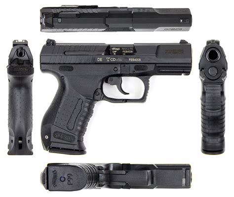 Walther Arms 2796325 P99 As 9mm Luger 4 15 1 Black Polymer Grip Semi