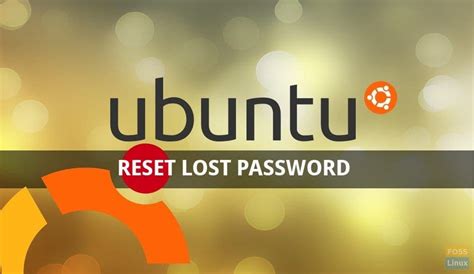 How To Reset Root Password In Ubuntu