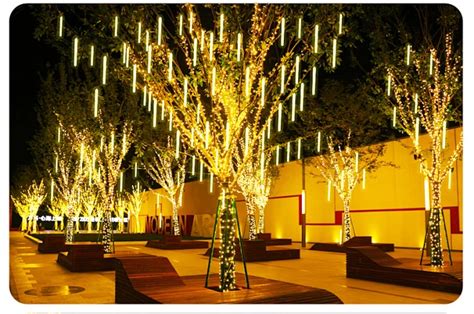 挂树led流星雨彩灯闪灯串灯满天星户外防水室外亮化工程街道装饰 天猫 花瓣网