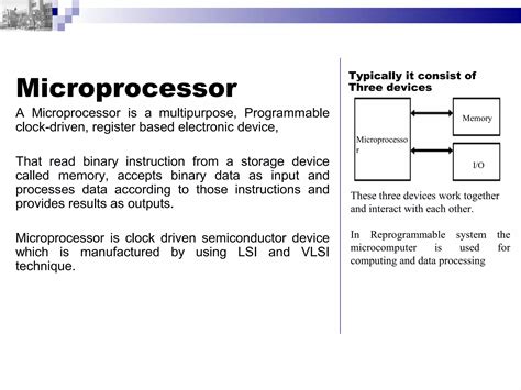 Microprocessor Architecture Ppt