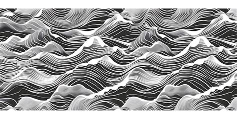 Premium Photo Waves Pattern