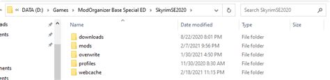 Question About Mod Organizer Technical Support Skyrim Special Edition LoversLab