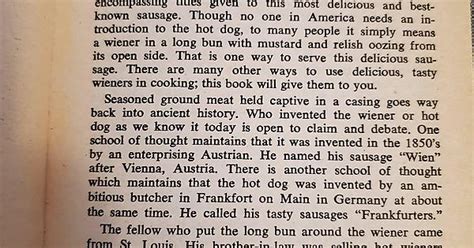 The New Hot Dog Cookbook Intro Chapters 1 4 Album On Imgur