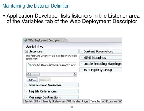 Ppt Servlet Listeners Powerpoint Presentation Free Download Id5893794