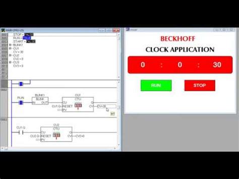 Beckhoff PLC Programming Tutorial CLOCK APLICATION TWINCAT YouTube