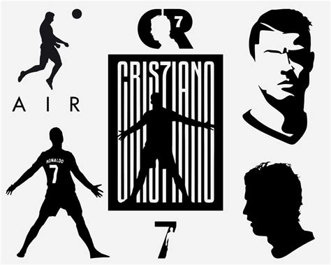 Cristiano Ronaldo Svg Cr7 Svg Laser Cut Files Cricut Etsy Uk