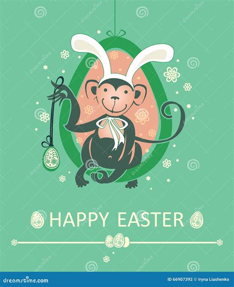 Happy Easter Stock Illustration Illustration Of Smile 66907392