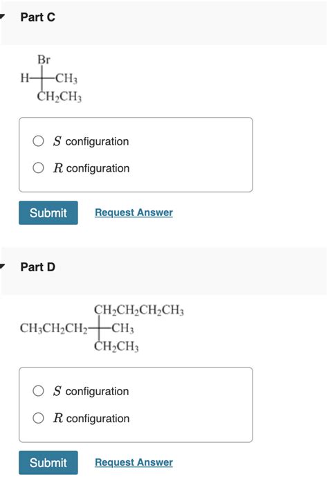solved part c s configuration r configuration submit request