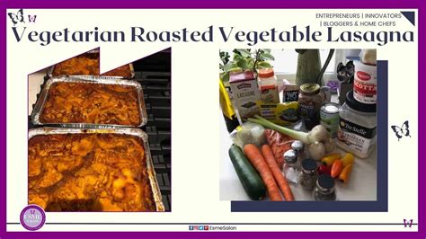 Vegetarian Roasted Vegetable Lasagna