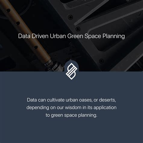 Data Driven Urban Green Space Planning → Scenario