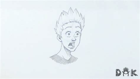 How To Draw A Surprised Shocked Facial Expression Youtube