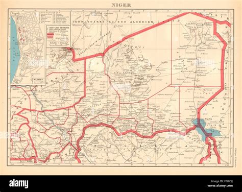 Colonial Niger Niamey City Plan De La Ville French West Africa 1938