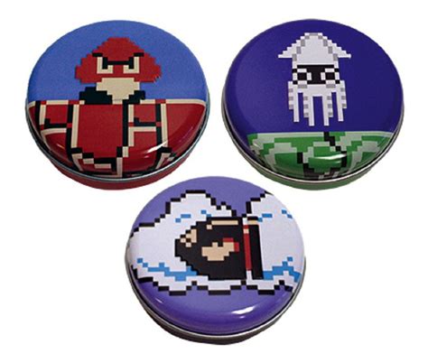 Nintendo Know Your Enemies Sour Candy Tin 3 Pack