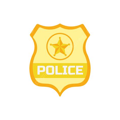 Placa De Policía Png Policía Insignia Pentagrama Png Y Vector Para