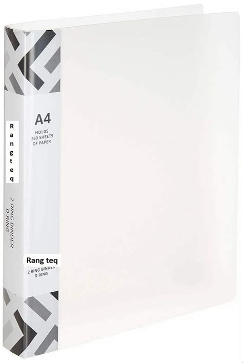 Plastic 8x6x2inch 2d Tough Durable A4 Size Ring Binder Box File At ₹ 40