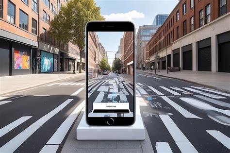 Premium Photo Urban Setting With Dynamic Overlays And Usergenerated