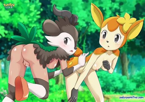 Rule 34 2girls Anthro Ass Autumn Deerling Bbmbbf Blush Breasts