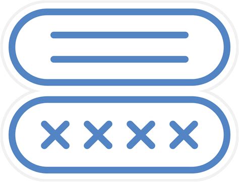 Password Vector Icon Style 22704909 Vector Art At Vecteezy