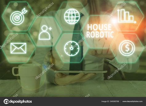Word Writing Text House Robotic Business Concept For Programmable Powered Machines That Perform