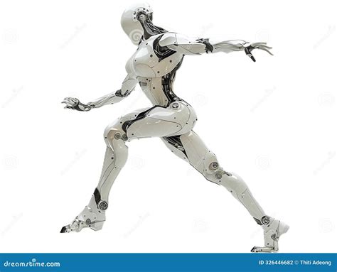 Fullbody Android Responding To Cyber Threats Digital Security