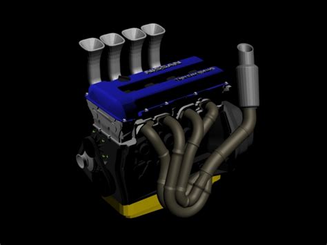 🚗 Sr2o Itb Type A 164 Custom Engine・ Stl File For ・cults