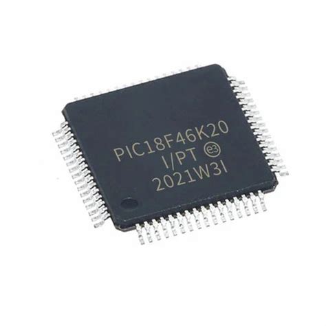 pic18f46k20 i pt microcontroller microchip 10 bit tray at ₹ 97 00