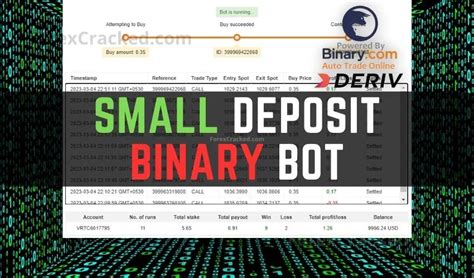 Small Deposit Binary Bot 10 Free Download Forexcracked