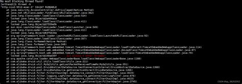 记录压测时阿里druid获取数据源连接阻塞的bugdruid 阻塞 Csdn博客