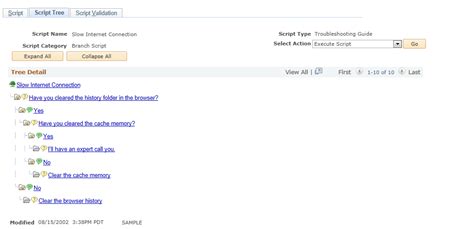 Defining Script Trees