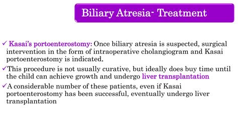 Biliary Atresia Obstructive Jaundice Pediatric Surgery Pptx
