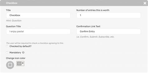 Custom Input Fields Entry Methods Sweepwidget