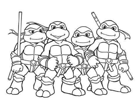 Sonic And Ninja Turtles Coloring Pages