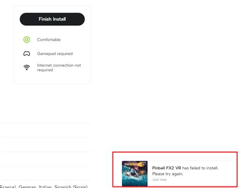 Oculus Home Some App Dont Finish Installation Eve Pinball R Oculus