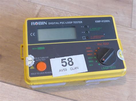 robin kmp 4120dl digital psc loop tester ebay