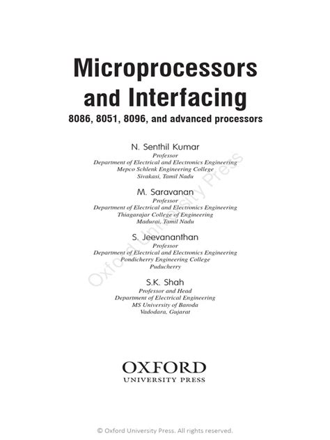 Microprocessors And Interfacing 8086 805 Pdf Assembly Language