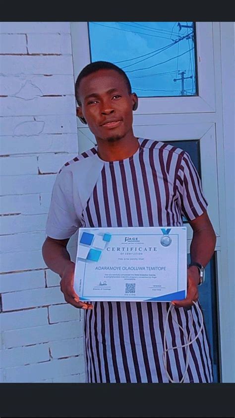 Adaramoye Olaoluwa On Linkedin Few Months Before The End Of My